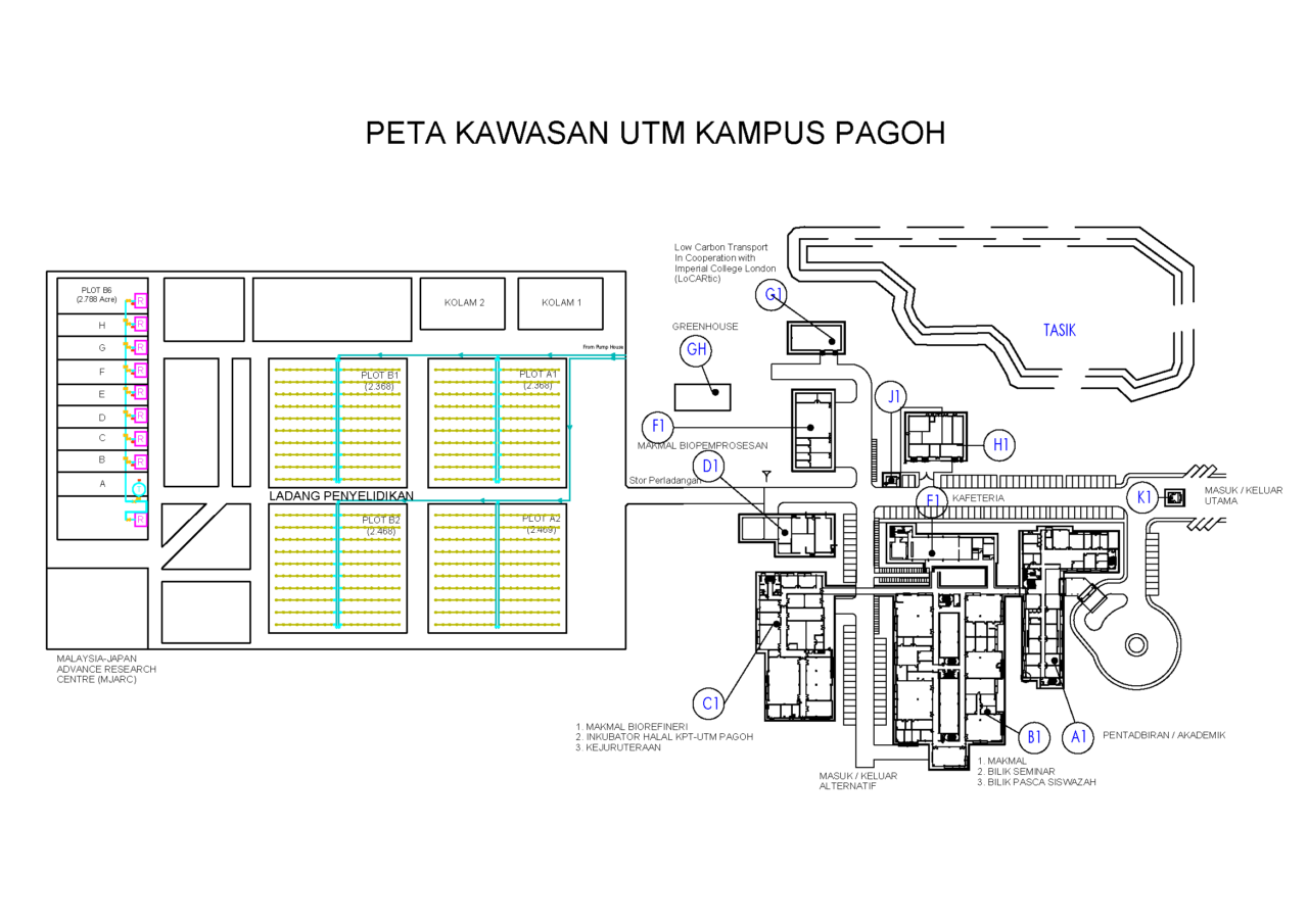 Campus Map | UTM Pagoh Campus