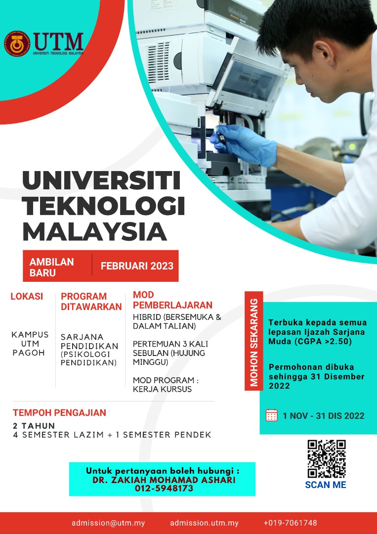 POSTGRADUATE PROGRAMME | UTM Pagoh Campus